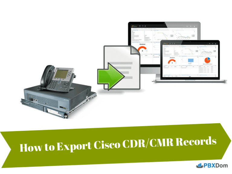 How to Export Cisco CDR/CMR Records - PBXDom