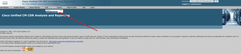 How to Export Cisco CDR/CMR Records - PBXDom