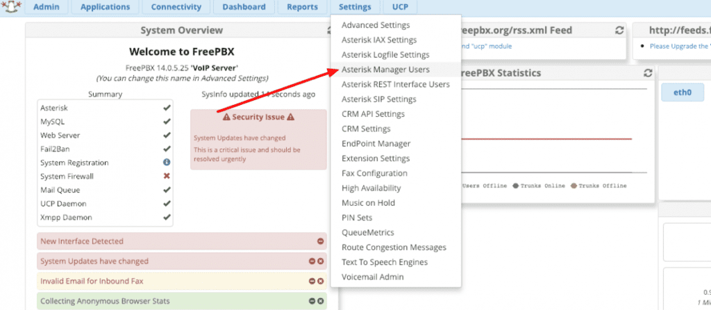 How To Create FreePBX Dashboard In 10 Minutes - PBXDom